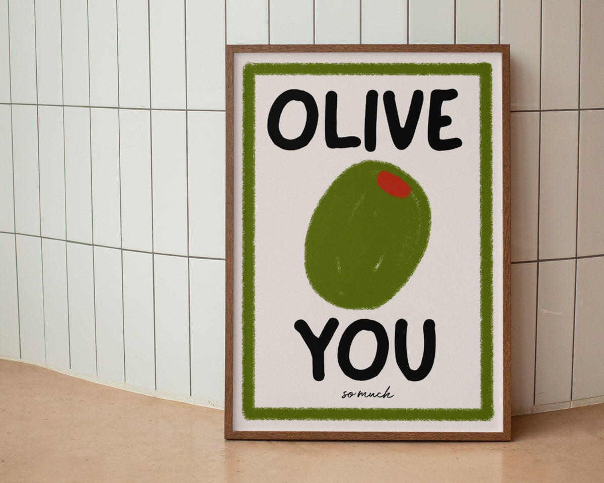 Olive You Print – HollieGraphik