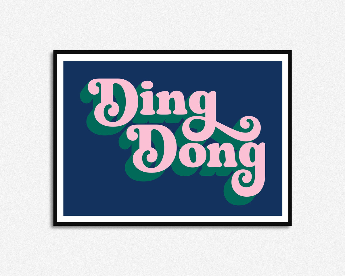 SECONDS SALE Ding Dong Print – HollieGraphik